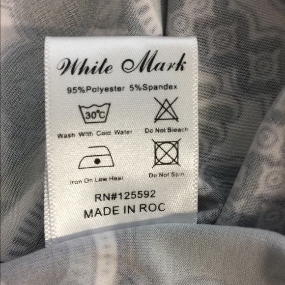 White Mark | Dresses | White Mark Couture Collection Wrap Dress | Poshmark